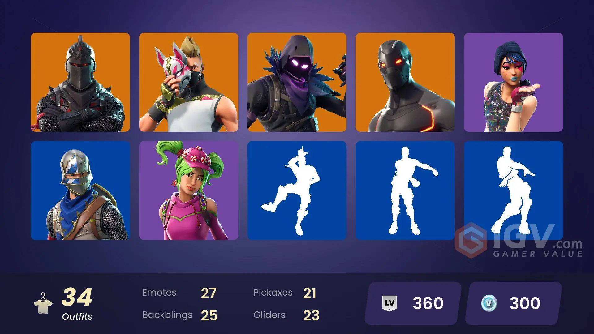 [PSN-PC-XBOX]BLACK KNIGHT-ROYALE KNIGHT-SPARKLE SPECIALIST-BLUE SQUIRE ...