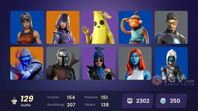[PC] 129 skins | Renegade Raider | Glow | Cloud Striker | Trilogy ...