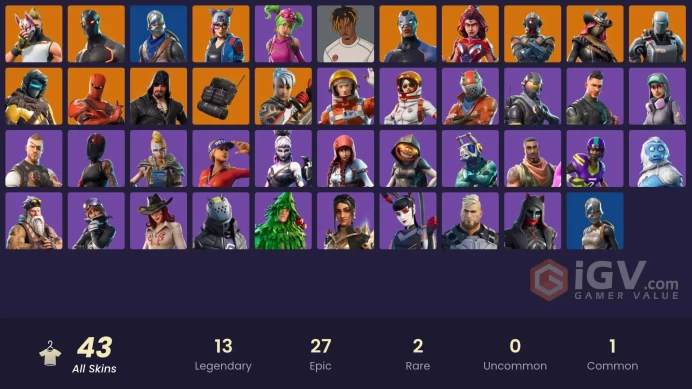 [PC] 43 skins / Blue Squire / Royale Knight / Take The L / Mako / Rogue ...