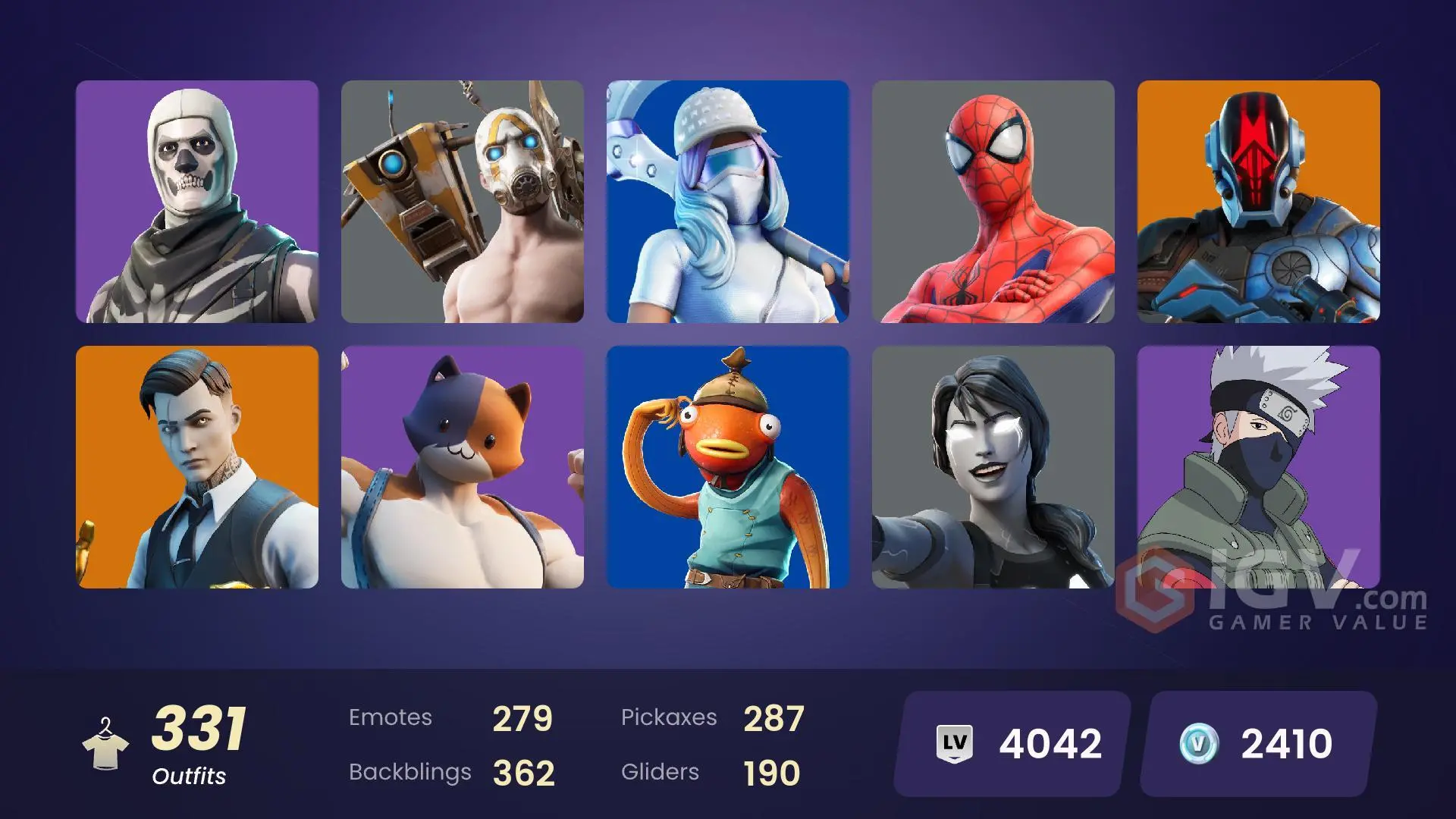 332 skins | OG STW | Shady Doggo | Gold Midas | Gold TNTina |Buk118 - iGV