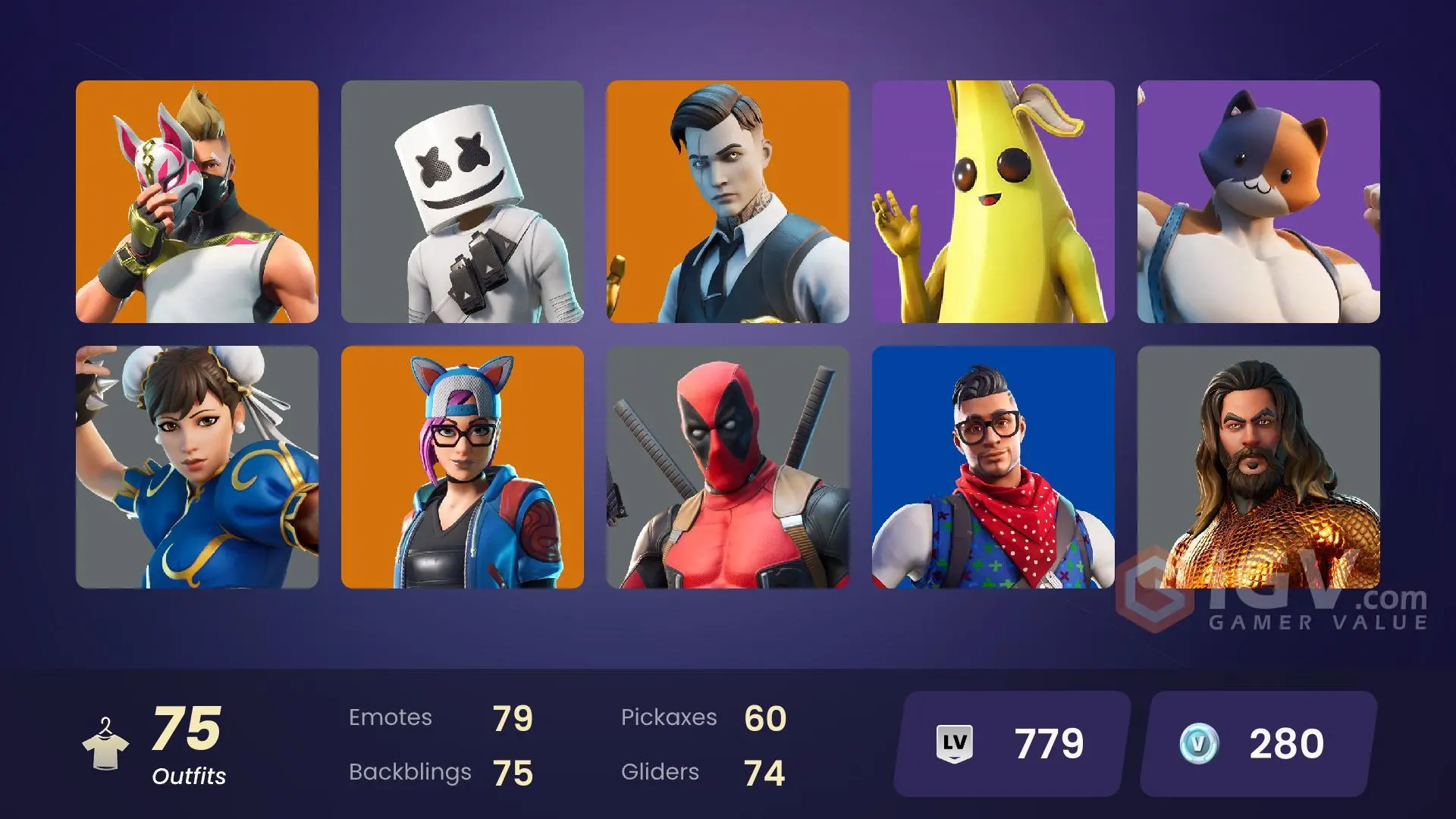 [PC/NINTENDO] 75 skins | OG STW | Prodigy | Tabulator | Basic Basher ...