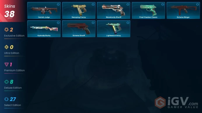 3 in 1 | VALORANT | 38 skins | 233 LVL | Full access | Warranty | 2 ...
