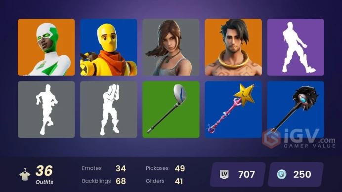 [PC/PSN/XBOX] 36 skins | Major Glory | FNCS Holoflair | Victory Crest ...