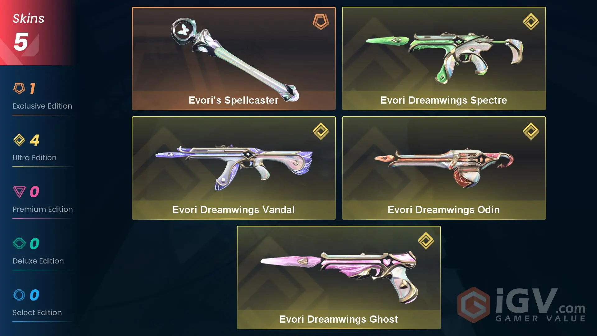 EU | Evori Dreamwings Bundle [Evori Dreamwings Vandal, Evori's ...