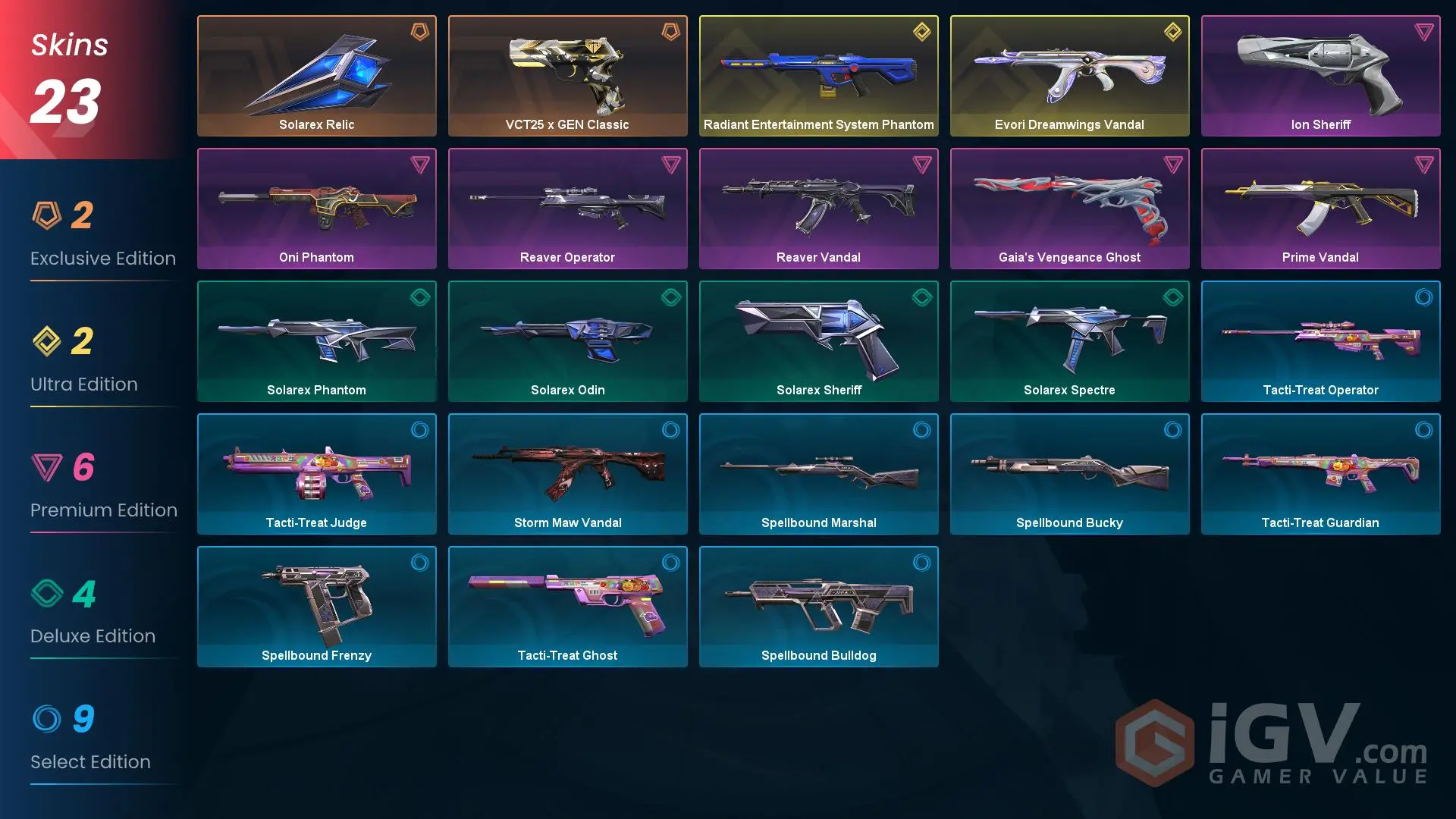 [KR] - SKINS 23 - KNIFE 1 - Radiant Entertainment System Phantom ...