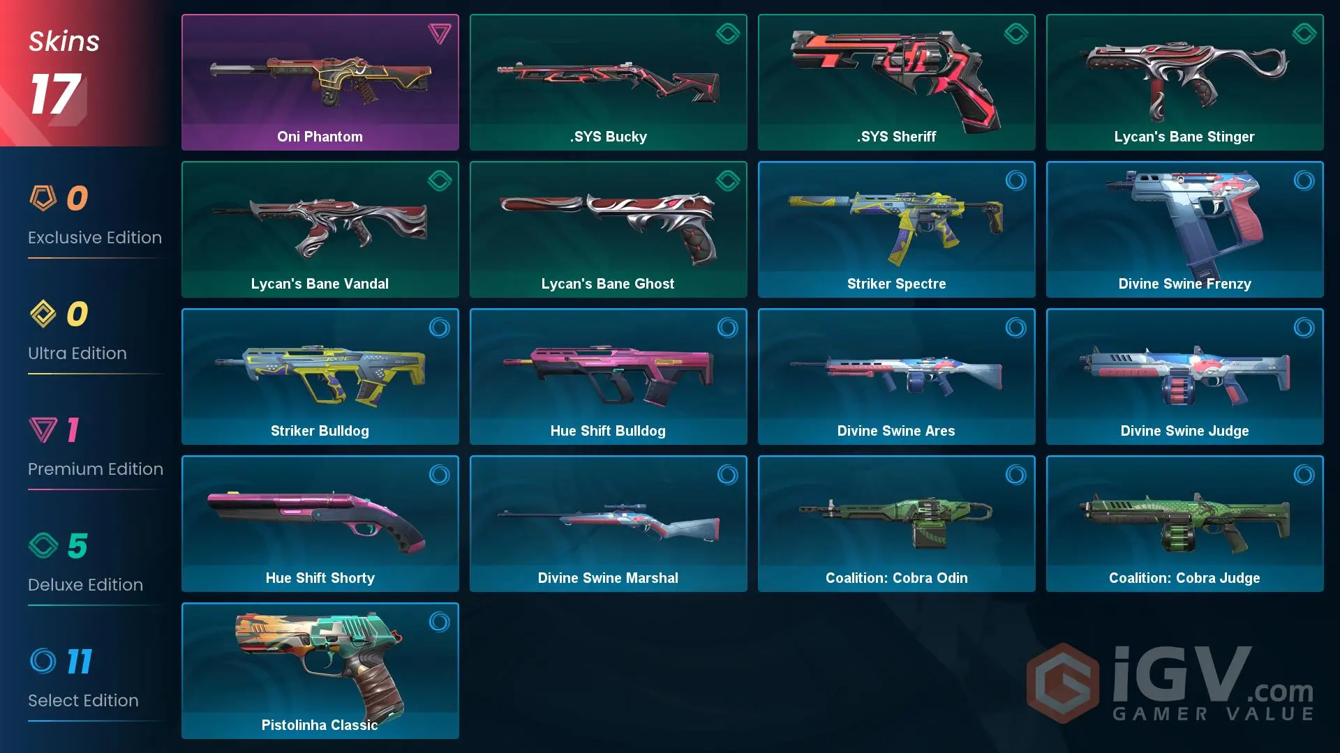 EU 17 skins , Oni Phantom LDF35 - iGV