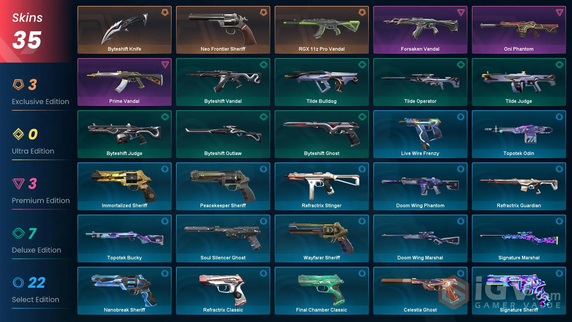 [EU\TURKEY] - SKINS 35 - KNIFE 1 - RGX 11z Pro Vandal - Byteshift Knife ...
