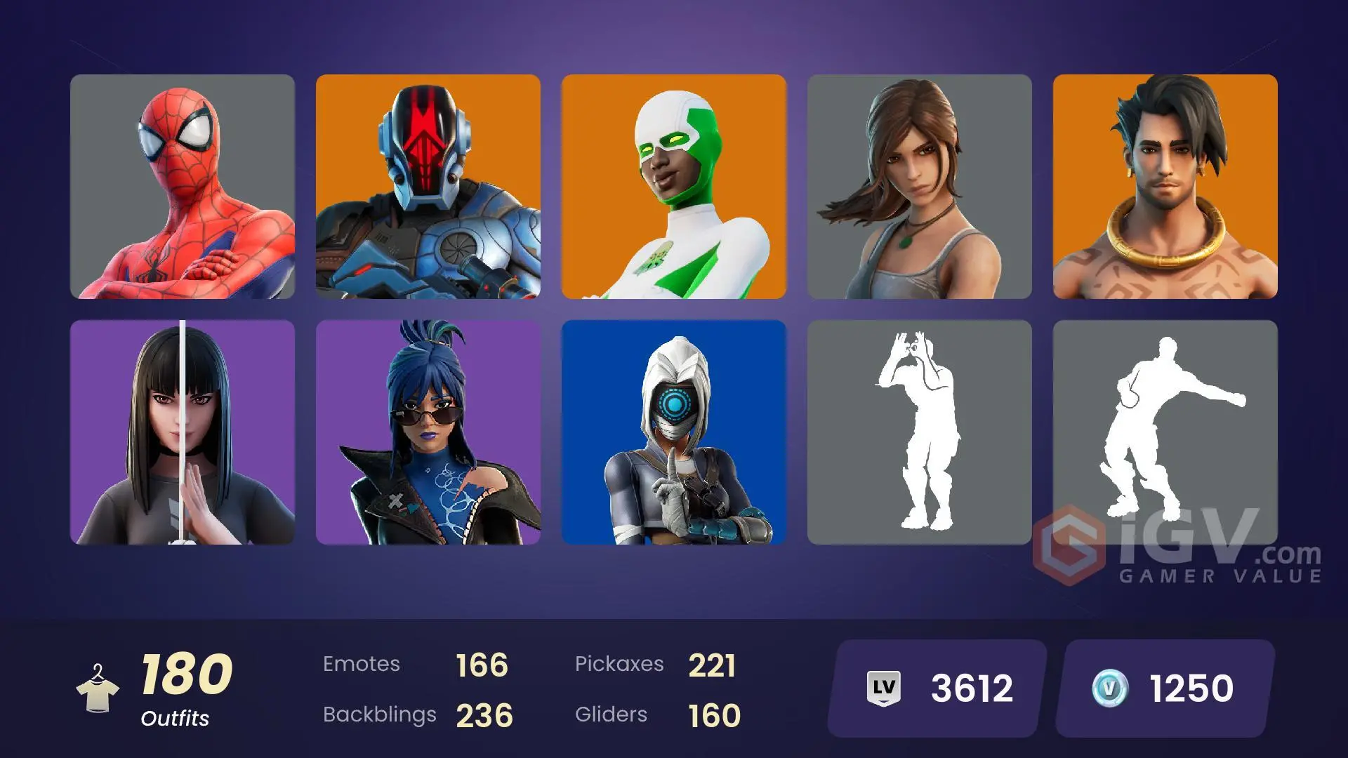 (PC/XBOX/PSN) 1250 VB) 180 SKINS / ANDROMEDA / BASIC BASHER / REAPER ...