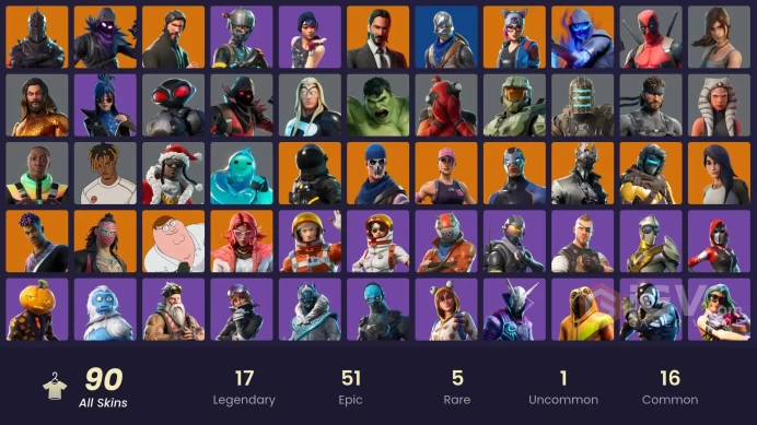 (PC/PSN/XBOX) 150 VB) 90 SKINS / BLACK KNIGHT / SPARKLE SPECIALIST ...