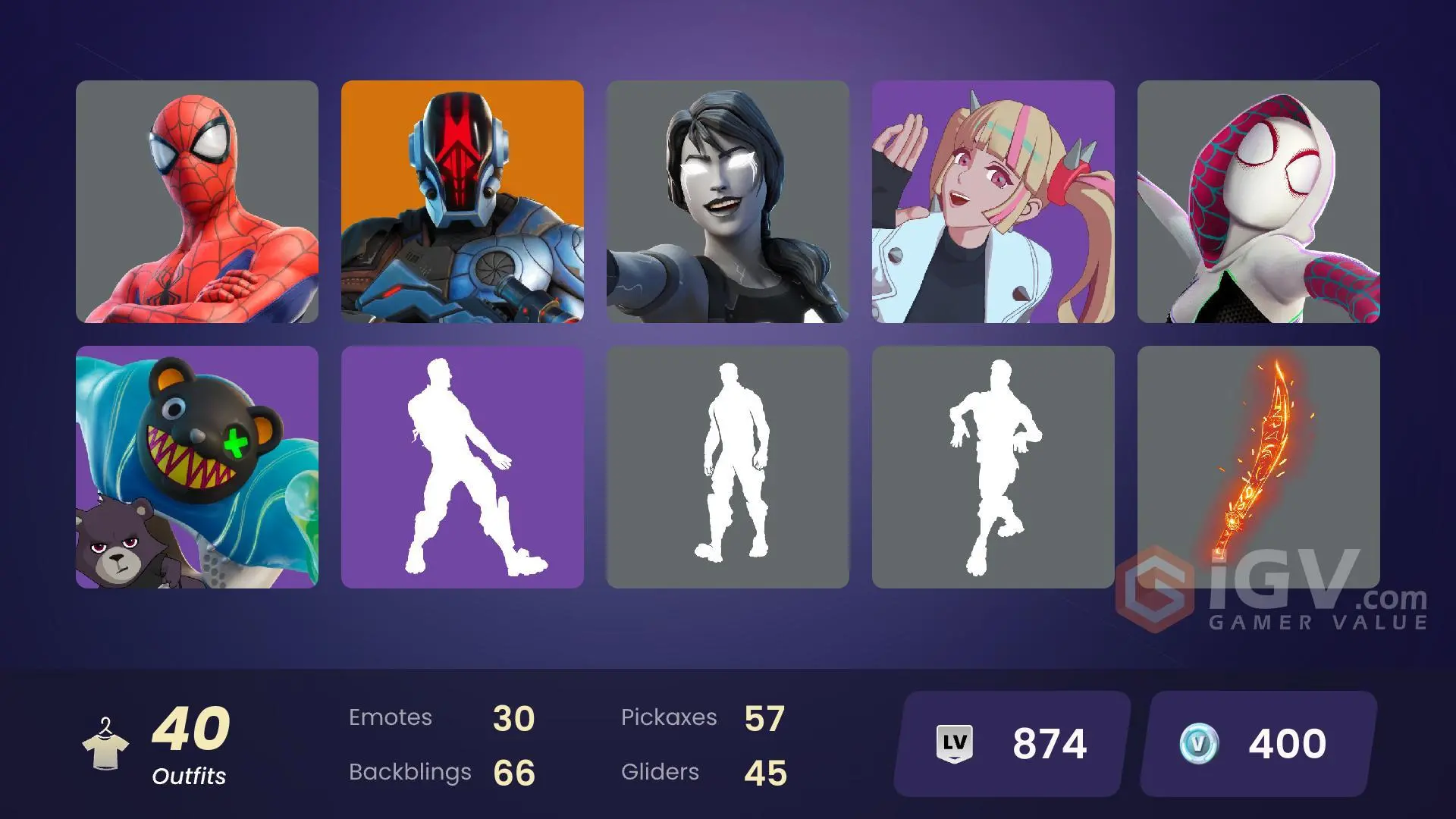 [PC/PSN/NINTENDO] 40 skins | Aura | Ronin (Cape) | The Imagined (Combat ...