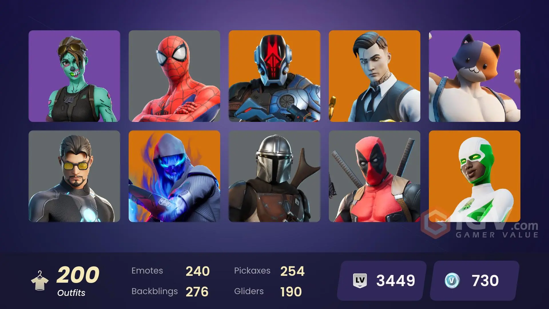 (PC/PSN/XBOX) 730 VB) 200 SKINS / Gold Midas | Gold Brutus | Gold ...