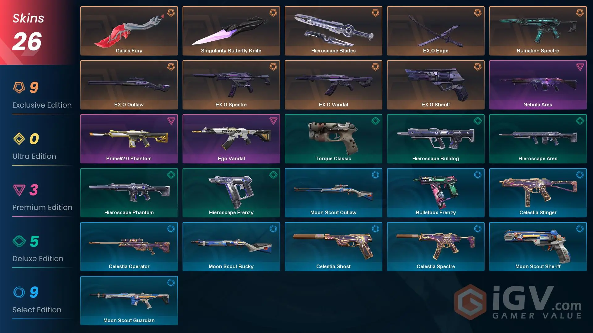TR/EU Full Access | Unranked | 4514 VP | 26 Skins EX.O Bundle ...