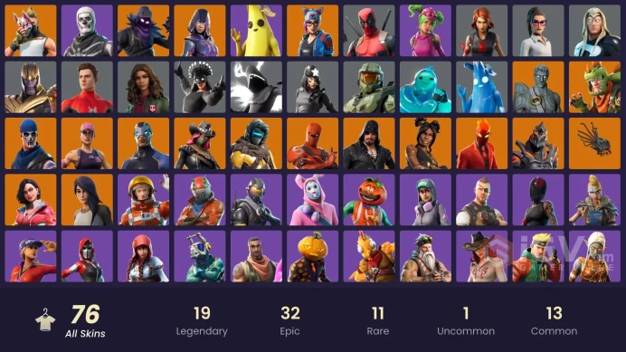 FA | 76 skins | OG STW | Glow | Master Chief | Rogue Agent | Luxe ...
