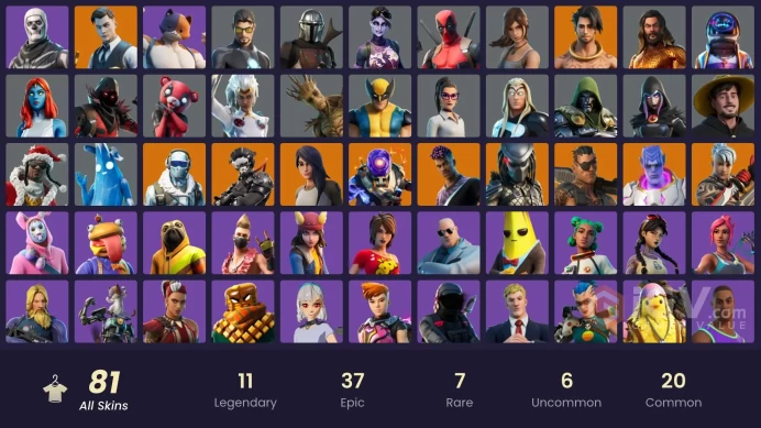 [PC/PSN/XBOX] 81 skins | Astro Jack | Gold Brutus | Gold Midas | Ronin ...