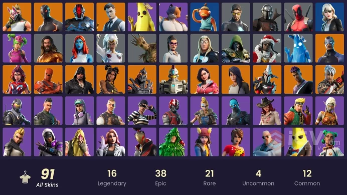 **[PC/PSN/XBOX/Nintendo] 91 skins F/A : Leviathan Axe | Gold Midas ...