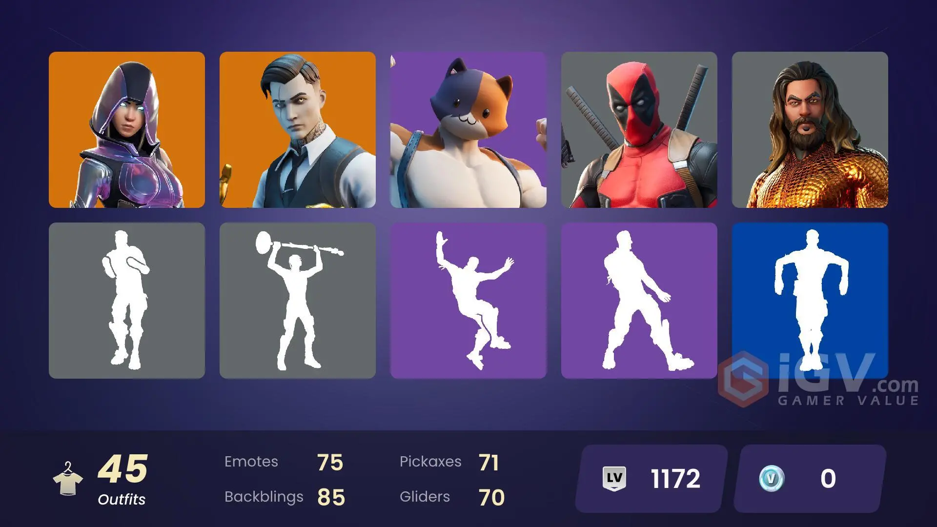 100$ SPENT /[PC/XBOX/NINTENDO] 45 skins | Glow | Aura | Surf Witch ...