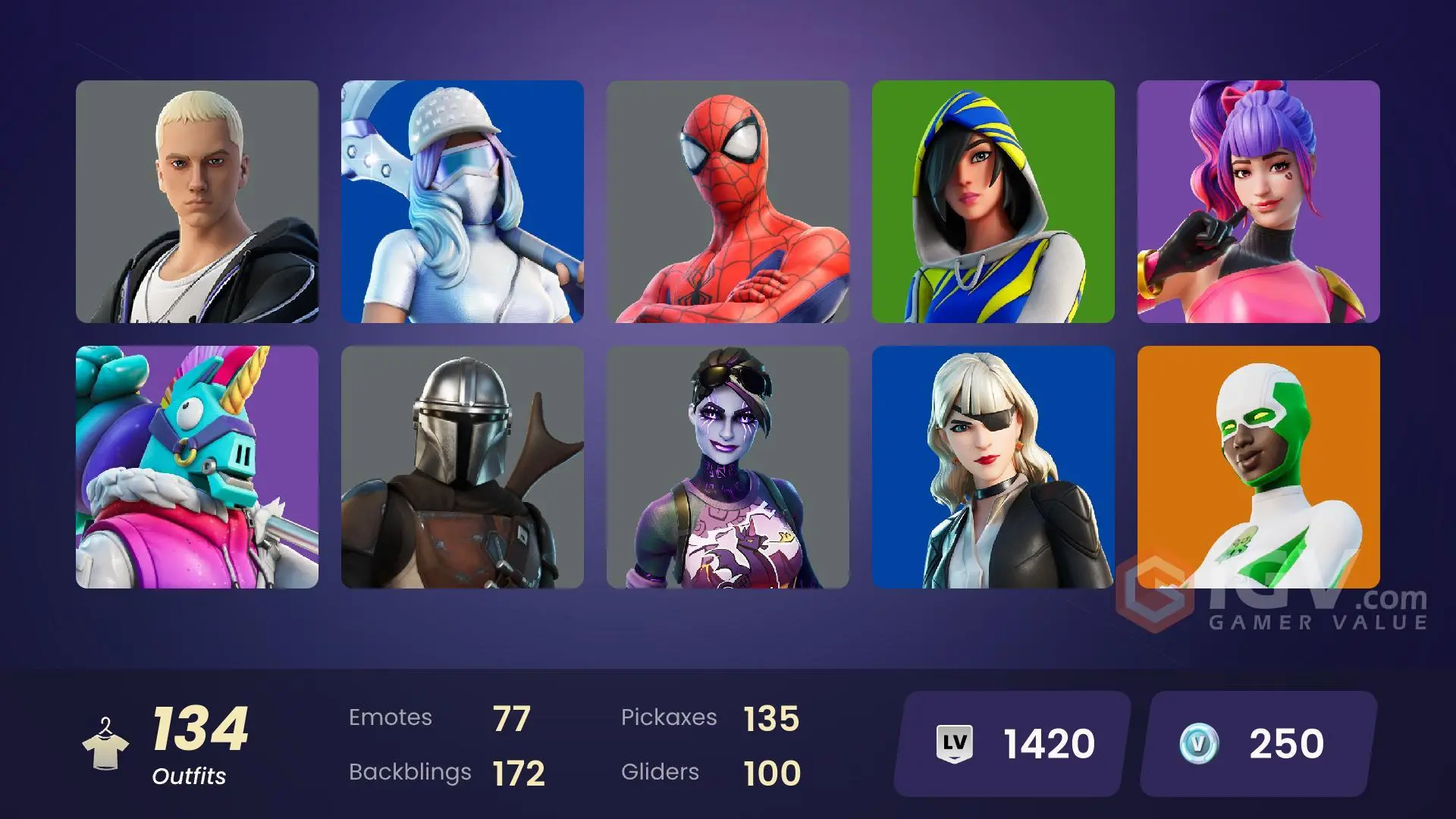 FA | 134 skins | FNCS 3:1 Champion | Predator | Omegarok | Backlash ...