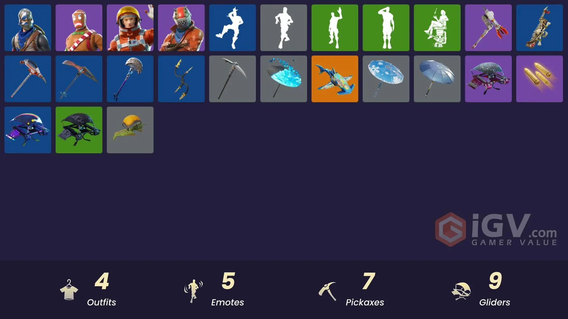 4 skins | Blue Squire | Rust Lord | Mission Specialist | Merry Marauder ...