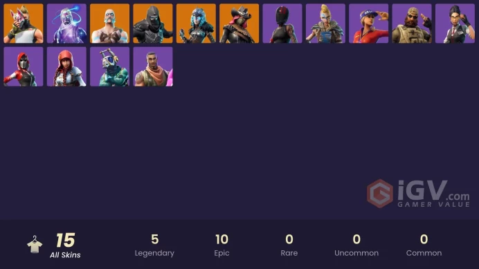 FA | 15 skins | Galaxy | Valkyrie | Ragnarok | Enforcer | Calamity ...