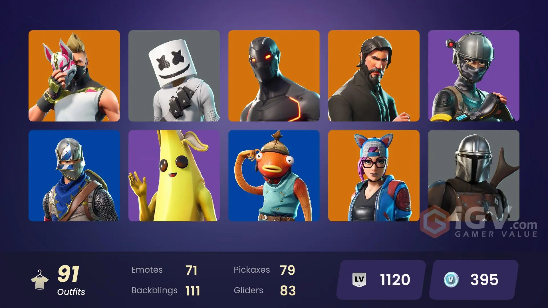 [PC] 90 skins | OG STW | The Reaper| Blue Squire | Elite Agent | Take ...