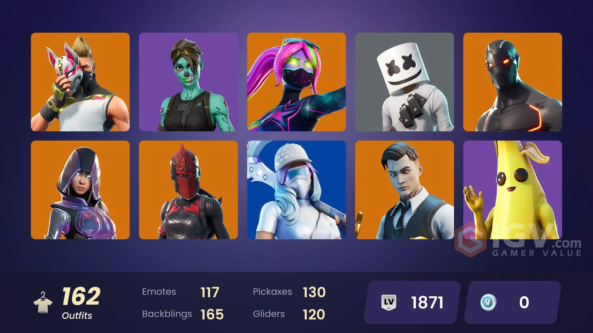 162 skins | Glow | Blue Team Leader | Gold Brutus | Gold Midas | Blue ...