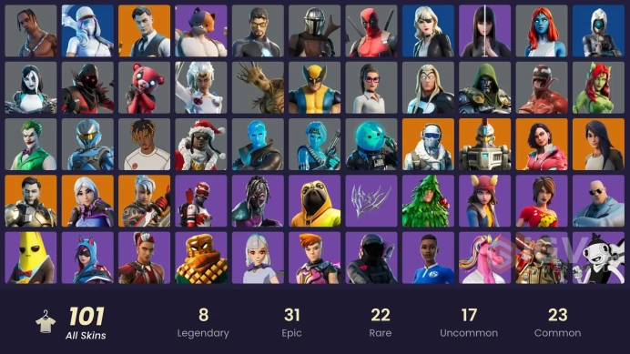 101 skins | Travis Scott | Gold Midas | Gold Meowscles | Gold Brutus ...