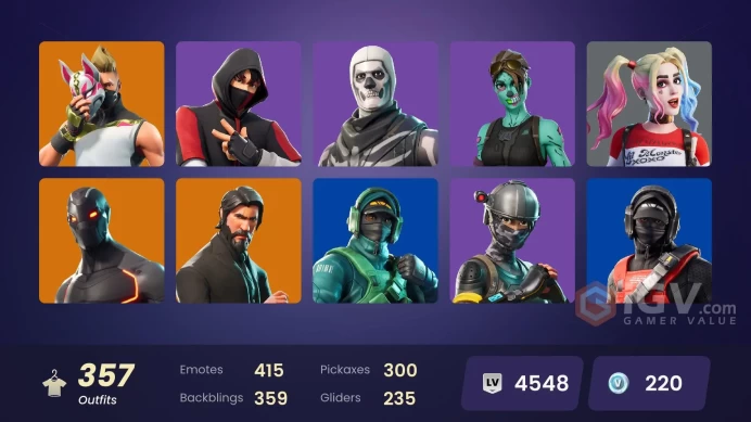 356 skins | OG STW | IKONIK | Stealth Reflex - iGV