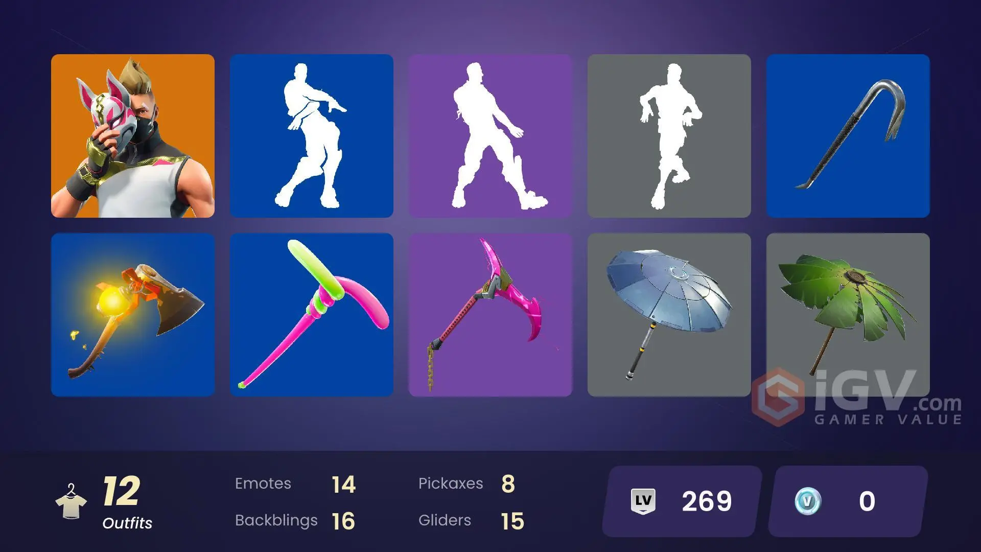 PC/PSN/XBOX/SWITCH 12 SKINS:END ZONE,DRIFT,ENFORCER,CALAMITY,HUNTRESS ...