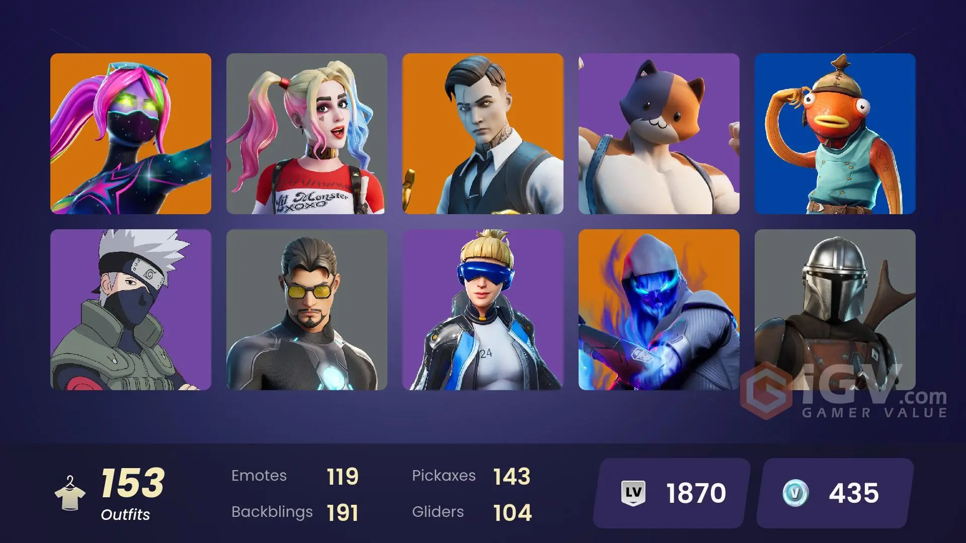 [PC/XBOX] 153 skins | OG STW | Neo Versa | Unchained Ramirez ...