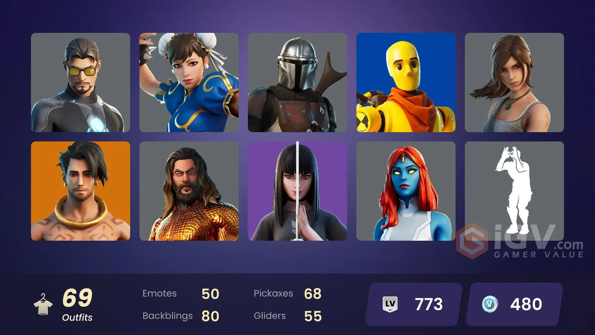 FA | 69 skins | Raz | Menace | Predator | The Cube Queen | Fade | Dark ...