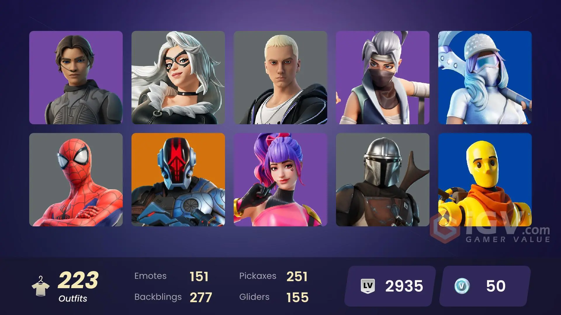 FA | 223 Skins | Leviathan Axe | Snowtooth | Shooting Starstaff | Laugh ...