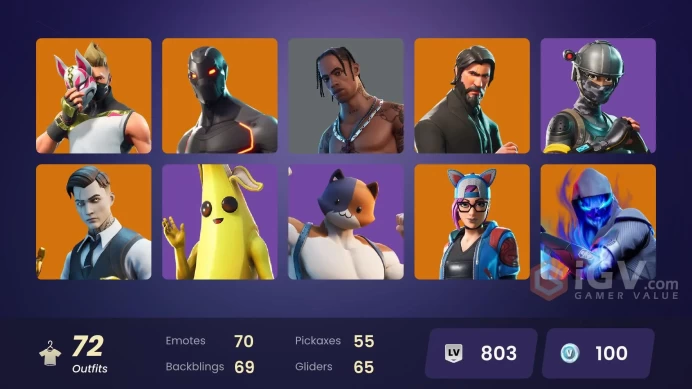 [PC/PSN/XBOX] 72 skins | Travis Scott | The Reaper | Hybrid (Stage 4 ...