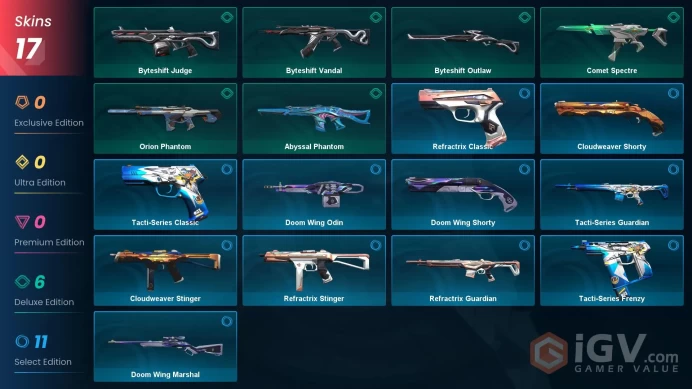 [EU\TURKEY] - SKINS 17 - Comet Spectre - Abyssal Phantom - Byteshift ...