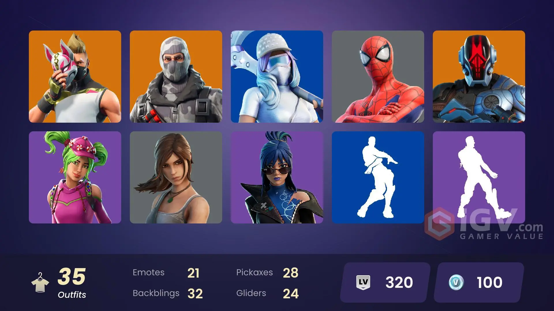 35 skins|Havoc|Sub Commander|Rust Bucket|Instigator|Orange Justice|Lara ...