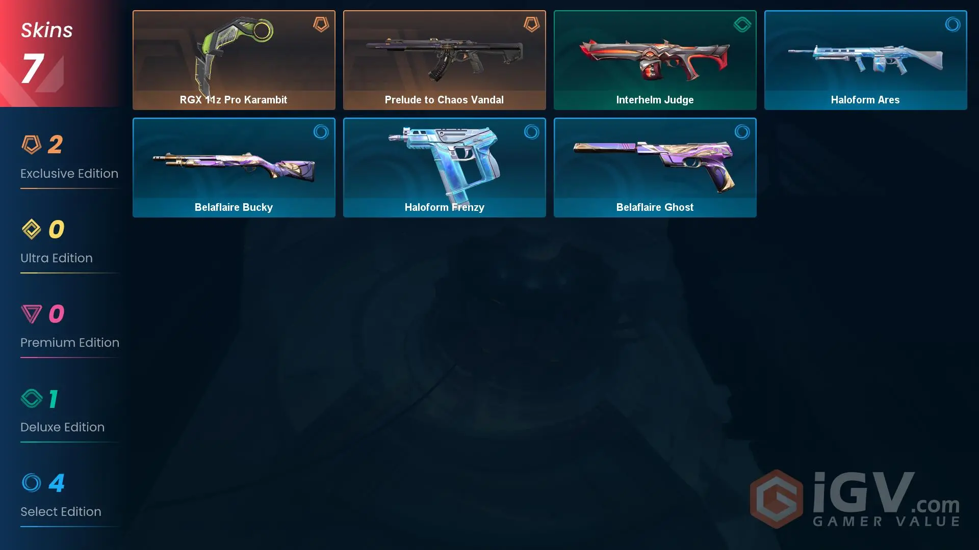 【TR/EU】Prelude To Chaos Vandal&Rgx Karambit Unranked/Full Access - iGV