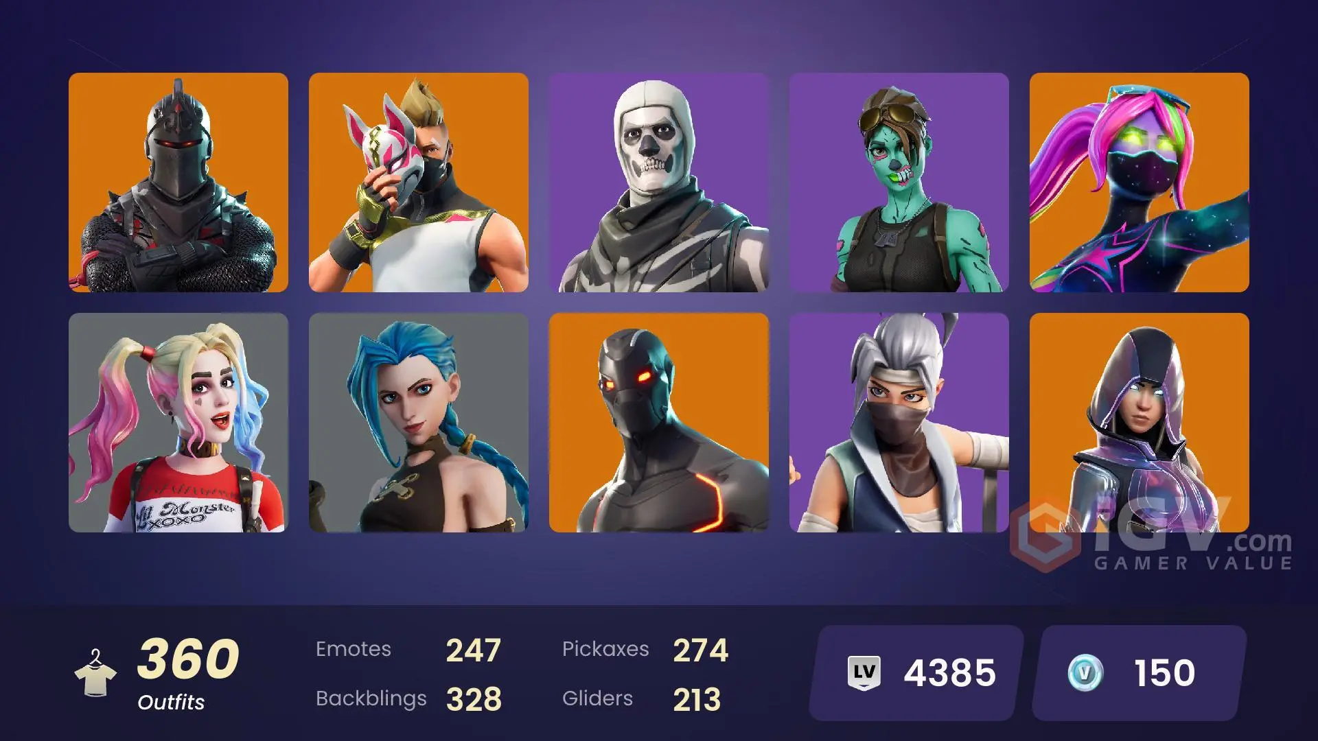 [PC/PSN/XBOX] 359 skins | OG STW | Og Skull Trooper | Black Knight ...