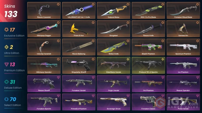 Eu-Europe | Forsaken Bundle | Reaver Karambit | Elderflame Vandal ...