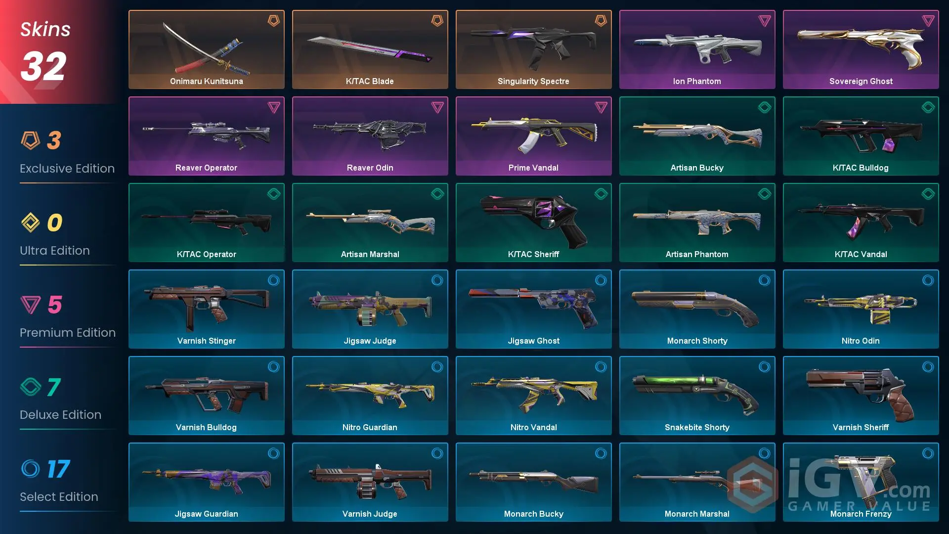 EU/TR | Onimaru Kunitsuna, Prime Vandal, Sovereign Ghost, Singularity ...