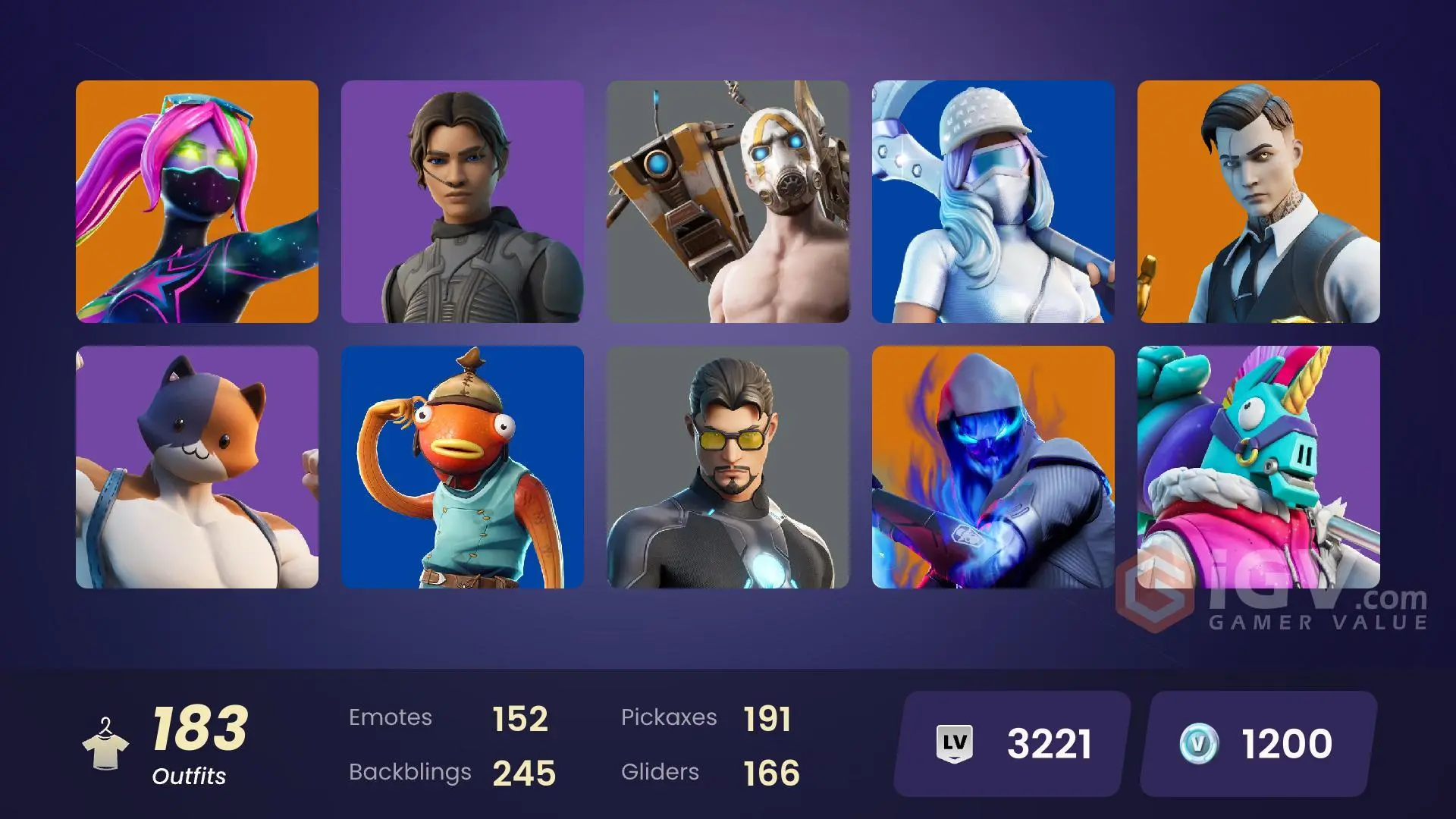 [PC/PSN/XBOX] 183 skins | OG STW | Leviathan Axe | Gold Midas | Gold ...