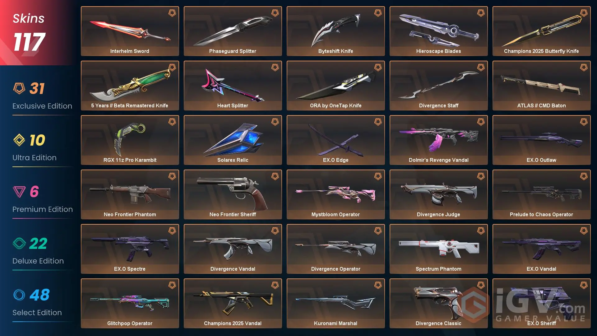 EU-Turkey 117 Skins >Phaseguard Vandal ORA by OneTap Vandal Evori ...
