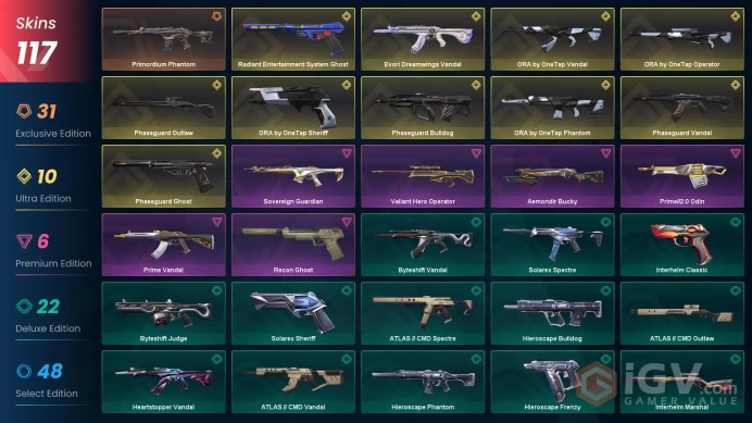 EU-Turkey 117 Skins >Phaseguard Vandal ORA by OneTap Vandal Evori ...