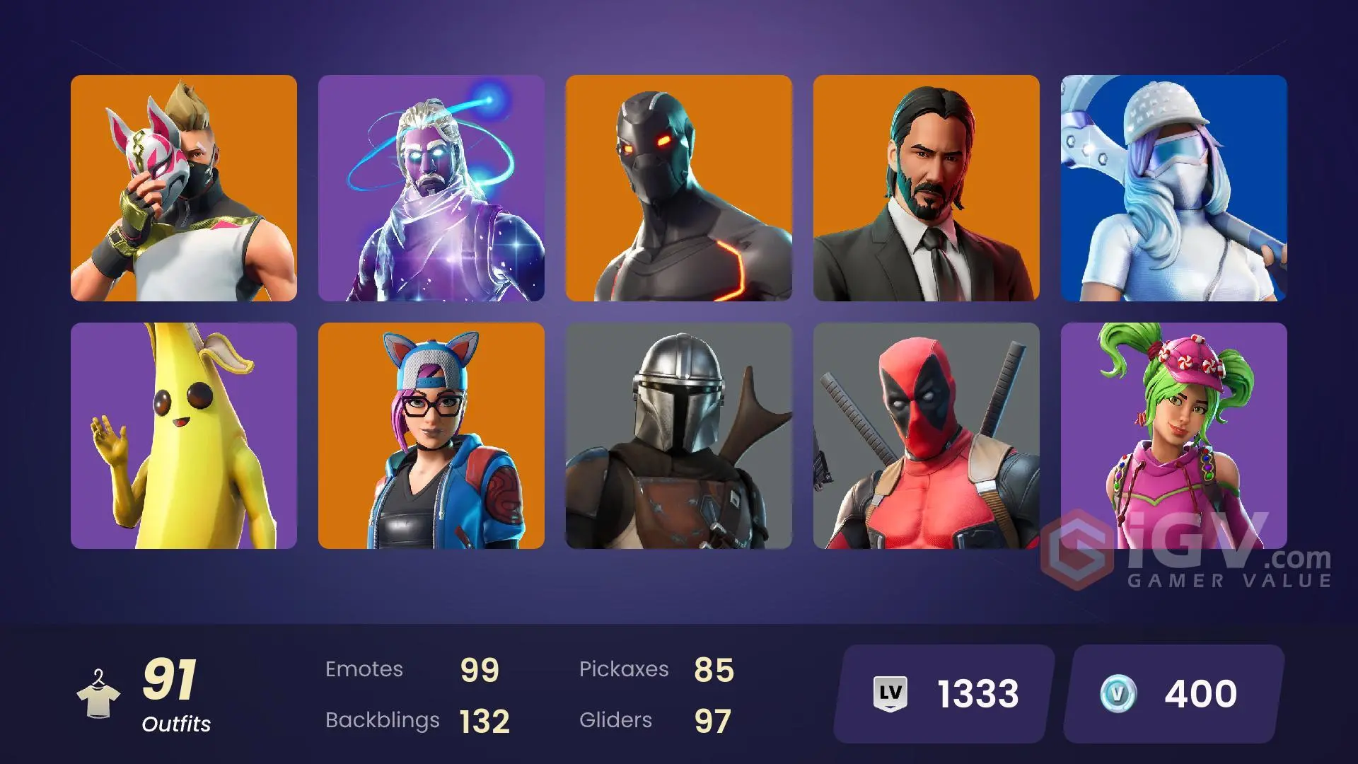 spent 247$ [PC/PSN/XBOX/NINTENDO 91 skins | Galaxy | Master Chief ...