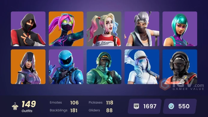 [PC | PSN | XBOX] 149 skins / OG STW / Wonder / IKONIK / Honor Guard ...