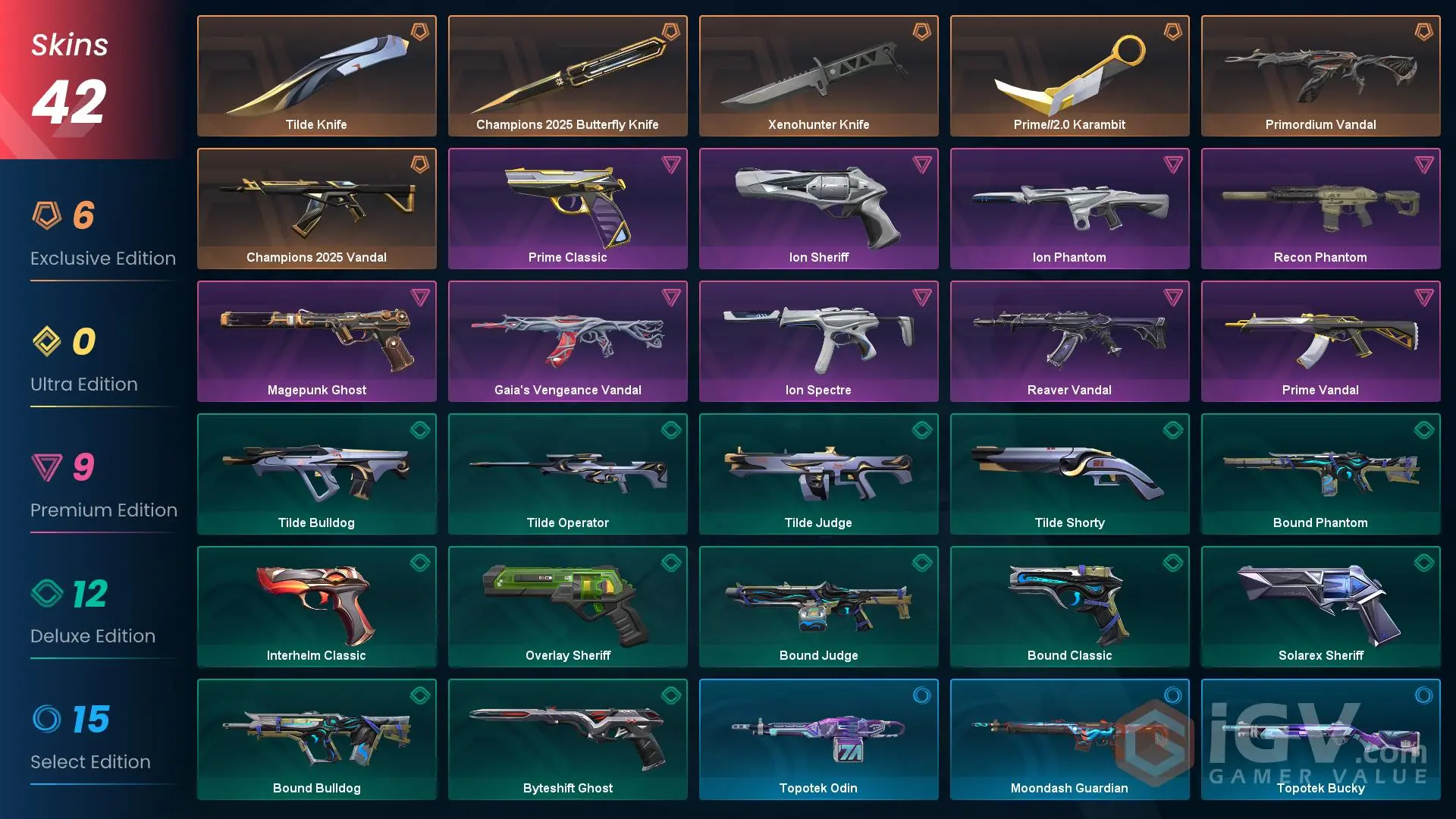 EU/TR | CHAMPIONS 2025 COLLACTION | Prime//2.0 Karambit | Recon Phantom ...