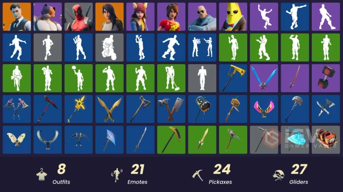 [PC/PSN/XBOX] 8 skins | Gold Brutus | Gold Midas | Gear Specialist Maya ...