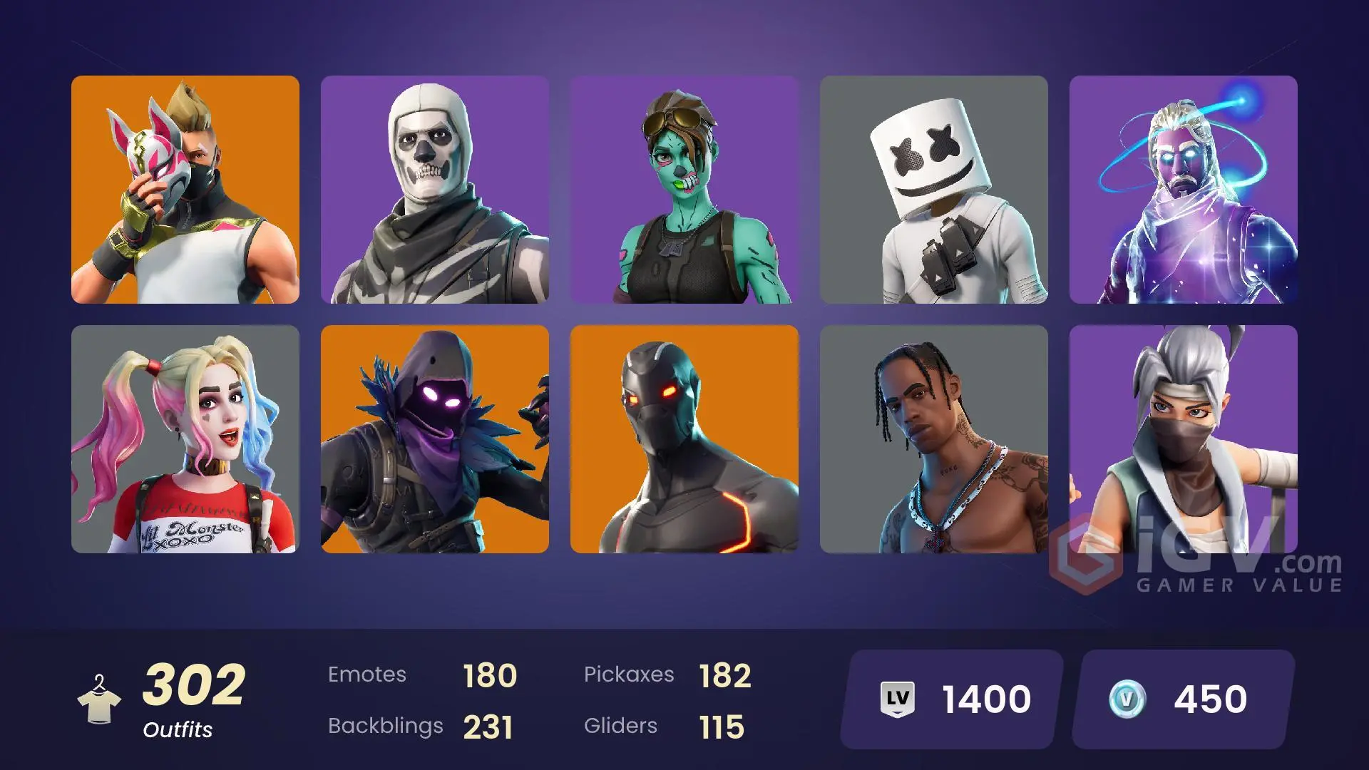 [PC/PSN/XBOX]3500$ Spent / 301 Skins / Galaxy / Travis Scott / Merry ...