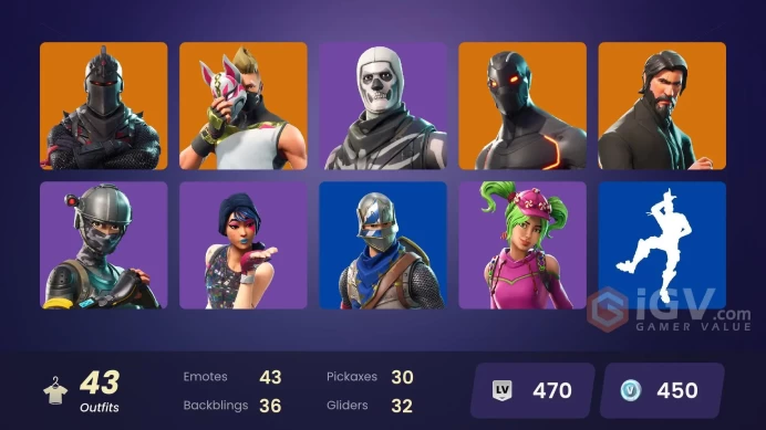 FA - [PSN/XBOX/PC] - 43 skins | Black Knight | Sparkle Specialist | The ...