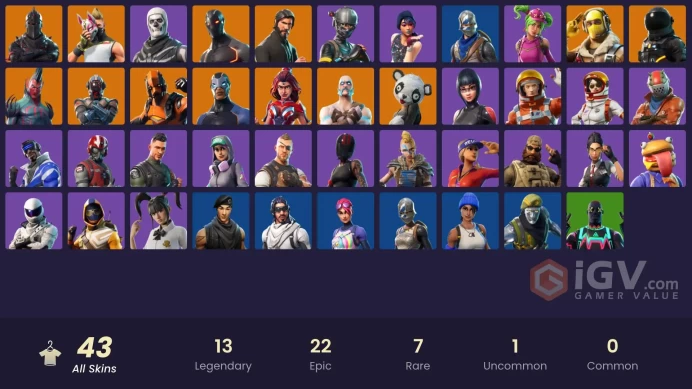 FA - [PSN/XBOX/PC] - 43 skins | Black Knight | Sparkle Specialist | The ...