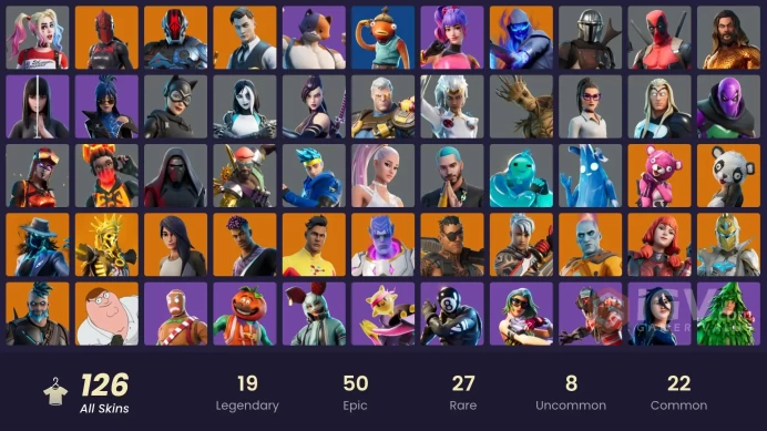 [PC/PSN] 125 skins | Jules | Star Wand | Mandalorian | Kylo Ren | Laugh ...