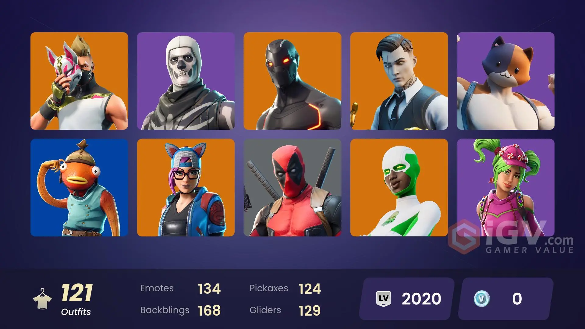 [PC/XBOX] 121 skins | Gold Brutus | Gold Midas | End Zone | Blue ...